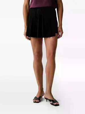 TWINSET Pleated-panel Shorts - Black