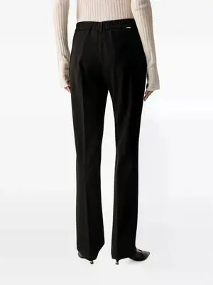 TWINSET Pressed-crease Straight-leg Trousers