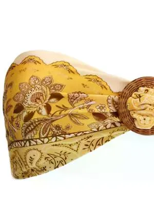Zimmermann Paisley-print Ring-detail Bikini