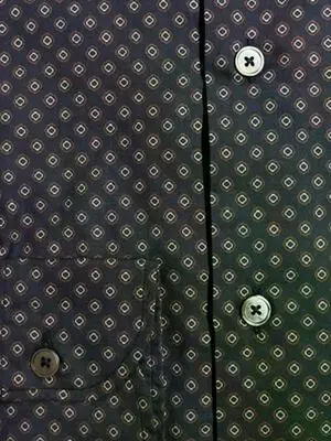 BAGUTTA Geometric-print Slim-fit Shirt