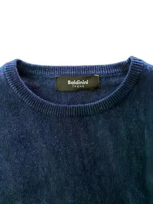 BALDININI Logo-plaque Crew-neck Sweater
