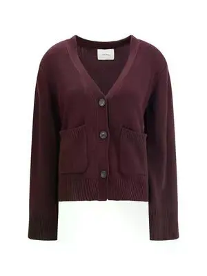 LISA YANG V-neck Patch-pocket Cardigan