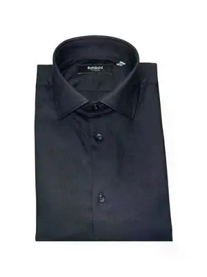 BALDININI Button-up Cotton Shirt - Black