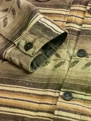 Ralph Lauren Striped Leaf-print Jacket