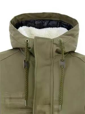 Moose Knuckles Drawstring-hood Logo-patch Parka