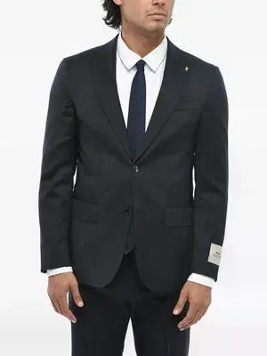 Corneliani Peak-lapel Single-breasted Suit - Blue