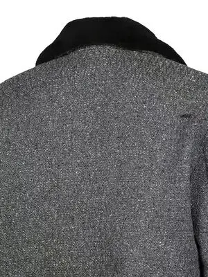 ERNEST W. BAKER Tweed Shearling-collar Jacket