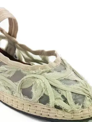 FLABELUS Pierre Floral-mesh Espadrilles