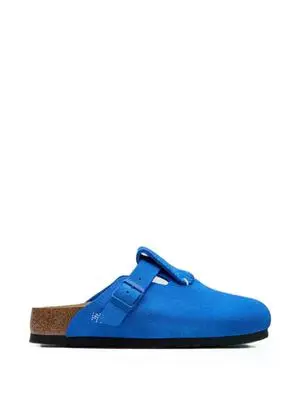BIRKENSTOCK Adererror Boston Suede Buckle-fastening Mules