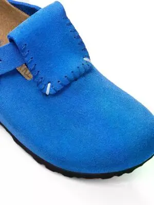 BIRKENSTOCK Adererror Boston Suede Buckle-fastening Mules