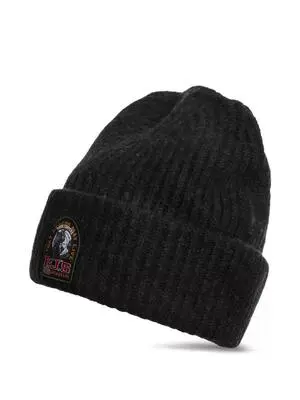 PARAJUMPERS Rib-knit Beanie Hat - Black