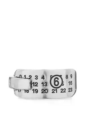 MAISON MARGIELA Numeric-logo Engraved Ring