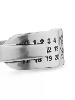MAISON MARGIELA Numeric-logo Engraved Ring
