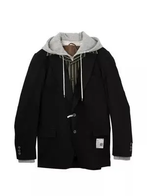 Mihara Yasuhiro Hooded Double-layered Jacket