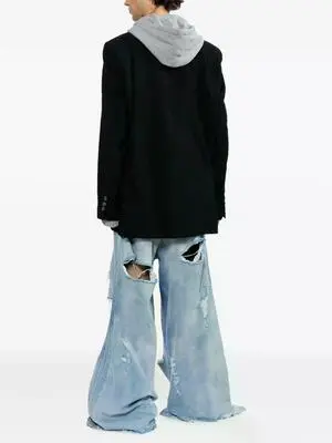 Mihara Yasuhiro Hooded Double-layered Jacket