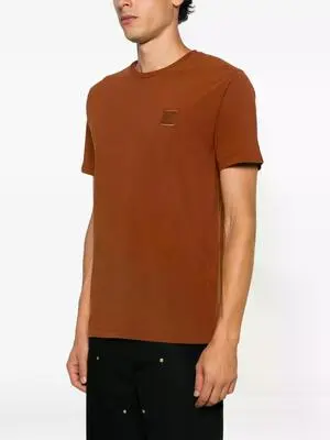 Stone Island Ghost Logo-patch T-shirt - Brown