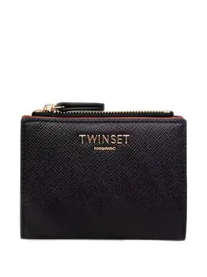 TWINSET Logo-plaque Bifold Wallet - Black