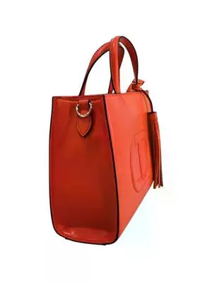 TWINSET Logo-embossed Tassel-detail Tote Bag