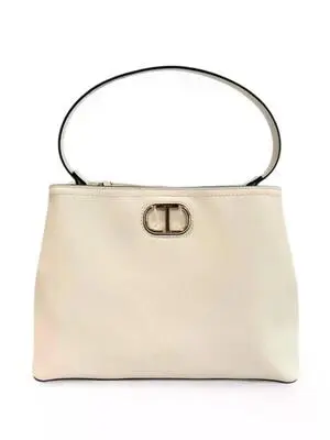 TWINSET Logo-plaque Shoulder Bag - Neutrals