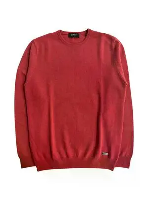 BALDININI Logo-plaque Crew-neck Sweater