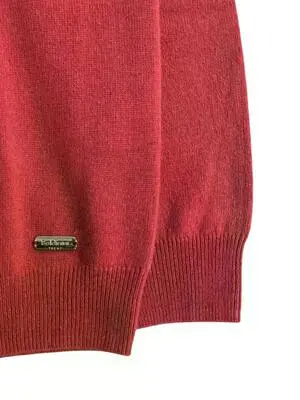 BALDININI Logo-plaque Crew-neck Sweater