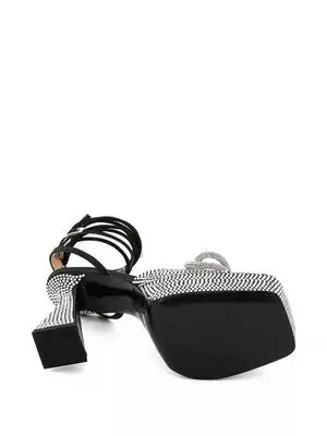 Mach & Mach Crystal-embellished Sandals