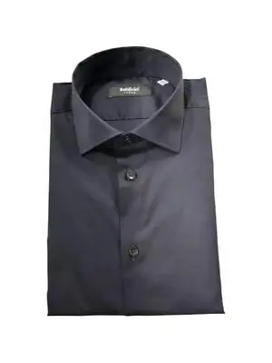 BALDININI Long-sleeve Cotton Shirt - Black