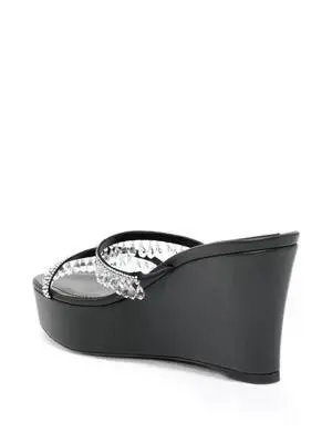 Rene Caovilla 85mm Taylor Wedge Sandals