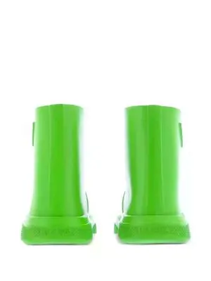Prada Triangle Logo Boots - Green