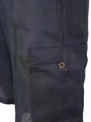 Prada Linen Cargo Shorts