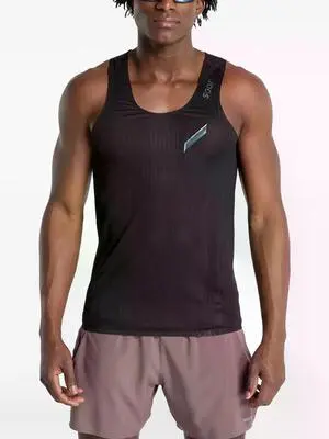 SOAR Race Logo-print Vest - Black