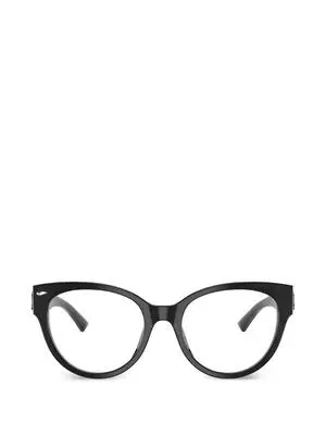 JIMMY CHOO Logo Oval-frame Glasses
