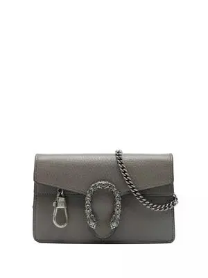 Gucci 2016-2026 Mini Calfskin Dionysus Crossbody Bag - Grey