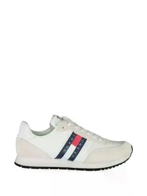Tommy Hilfiger Suede-panelled Sneakers - White