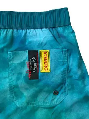 Iceberg Tie-dye Swim Trunks