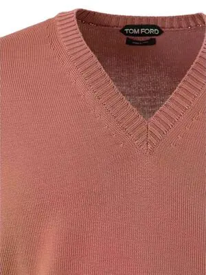 TOM FORD V-neck Cashmere Sweater - Pink