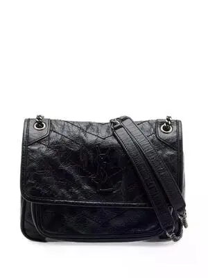 Saint Laurent 2018 Niki Baby Chevron-quilted Shoulder Bag