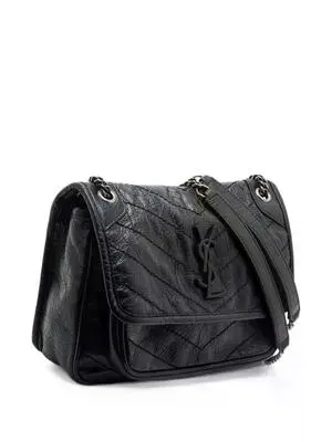 Saint Laurent 2018 Niki Baby Chevron-quilted Shoulder Bag