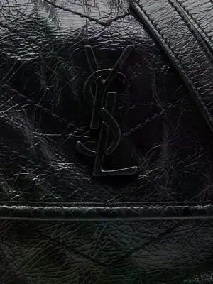 Saint Laurent 2018 Niki Baby Chevron-quilted Shoulder Bag