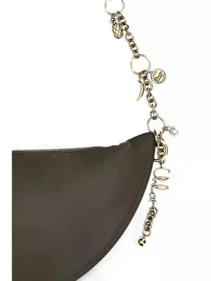 Chloé Charm-embellished Crescent-shaped Shoulder Bag