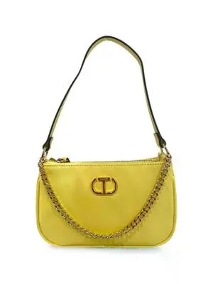 TWINSET Logo-plaque Shoulder Bag - Yellow