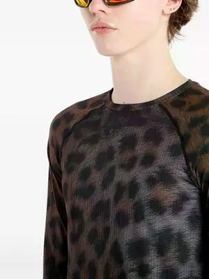 SOAR Race Leopard-print Top