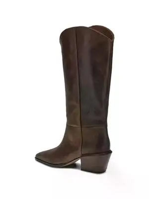Paris Texas Bettina Leather Cowboy Boots