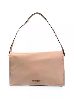 TWINSET Logo-plaque Shoulder Bag - Neutrals