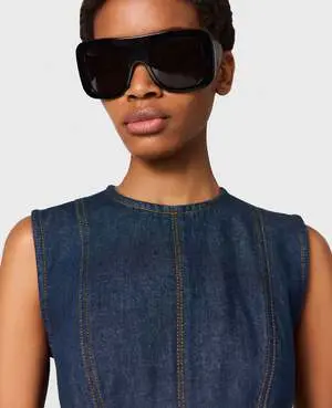 Stella McCartney Peplum Denim Mini Dress