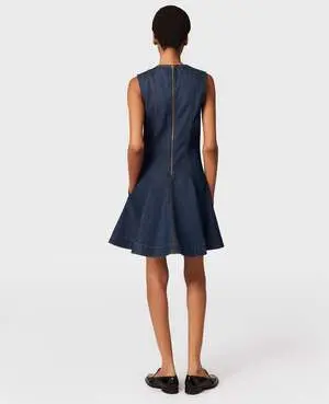 Stella McCartney Peplum Denim Mini Dress