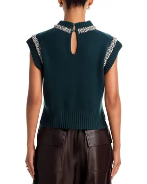 Simkhai Joanae Wool & Cashmere Crewneck Sweater