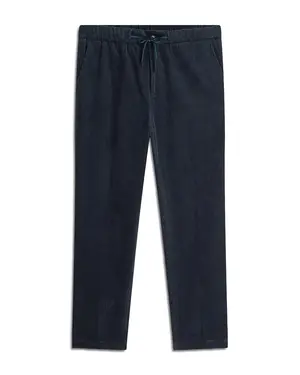 Scotch & Soda Fave Cotton Corduroy Regular Fit Drawstring Pants - Sky Captain