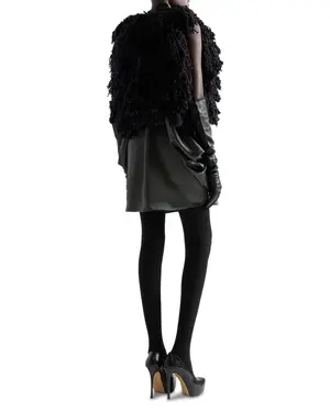 7 For All Mankind Faux Fur Open Front Vest