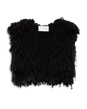 7 For All Mankind Faux Fur Open Front Vest